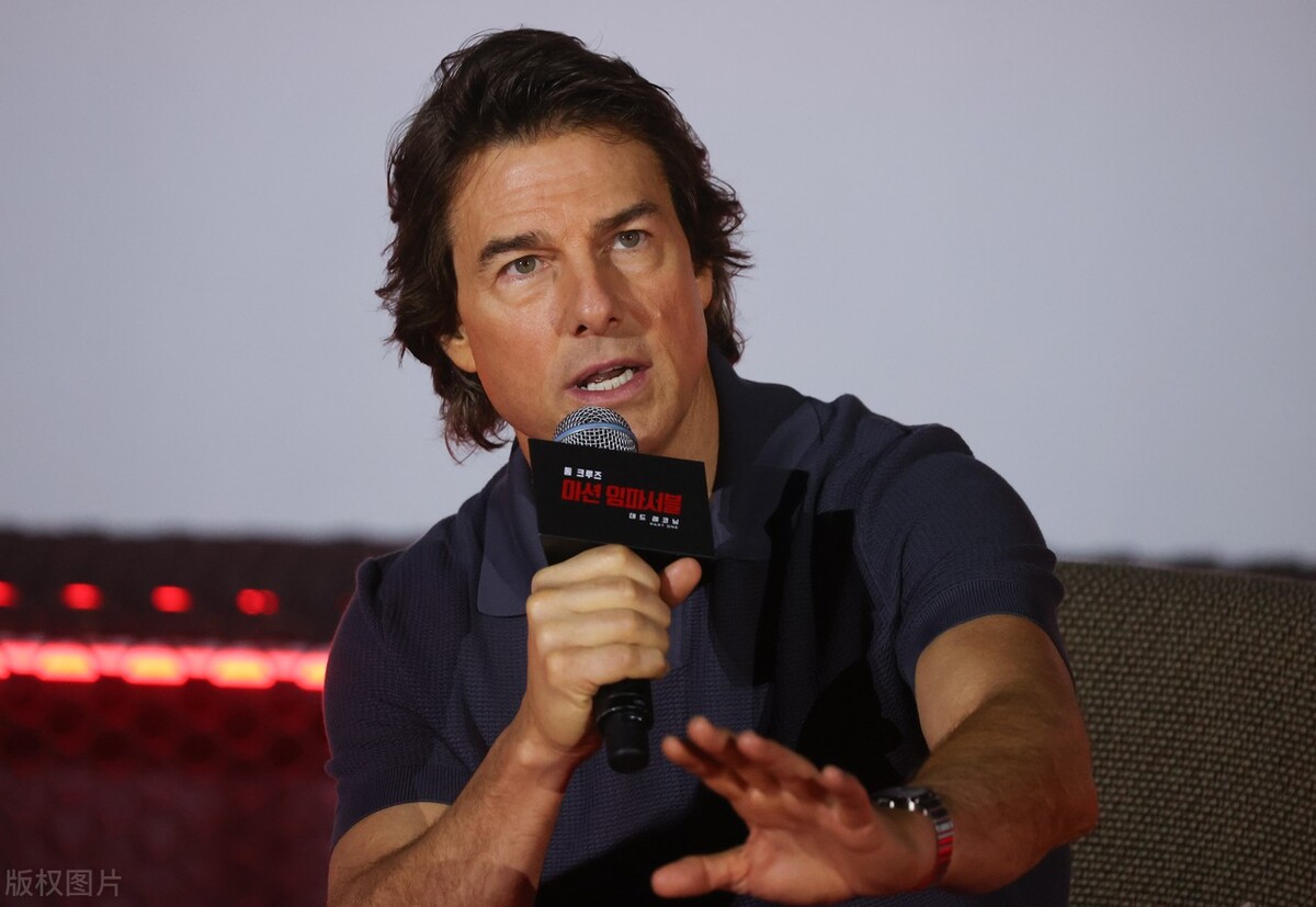 Tom Cruise and others attended the press conference of "Mission ...