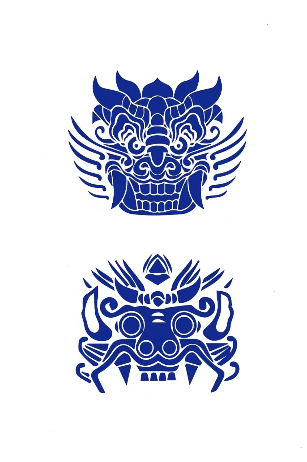 Chinese "beast face pattern" traditional pattern - iMedia