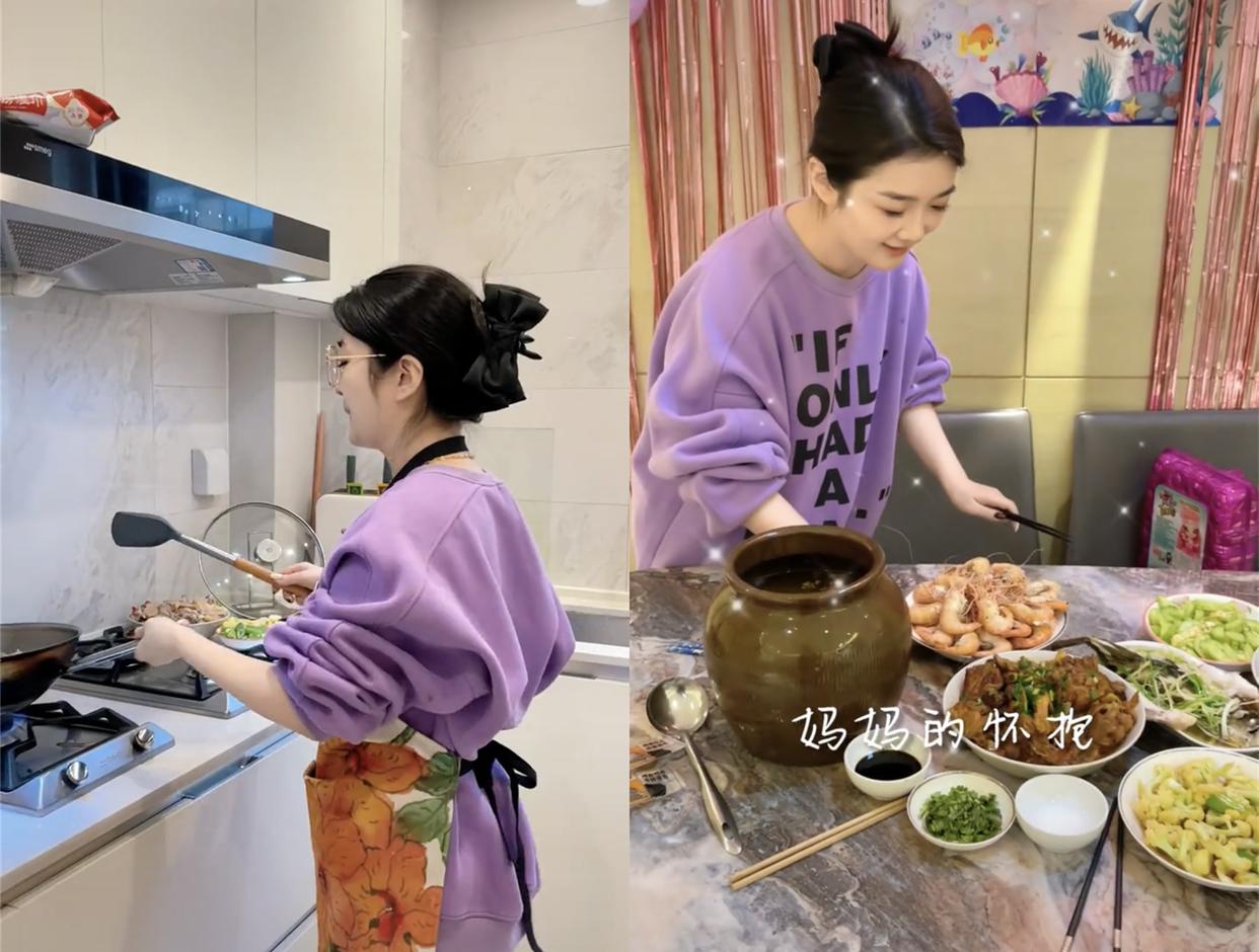 Wu Yating cooks for her daughter's birthday, and Wang Yuexin gives a ...