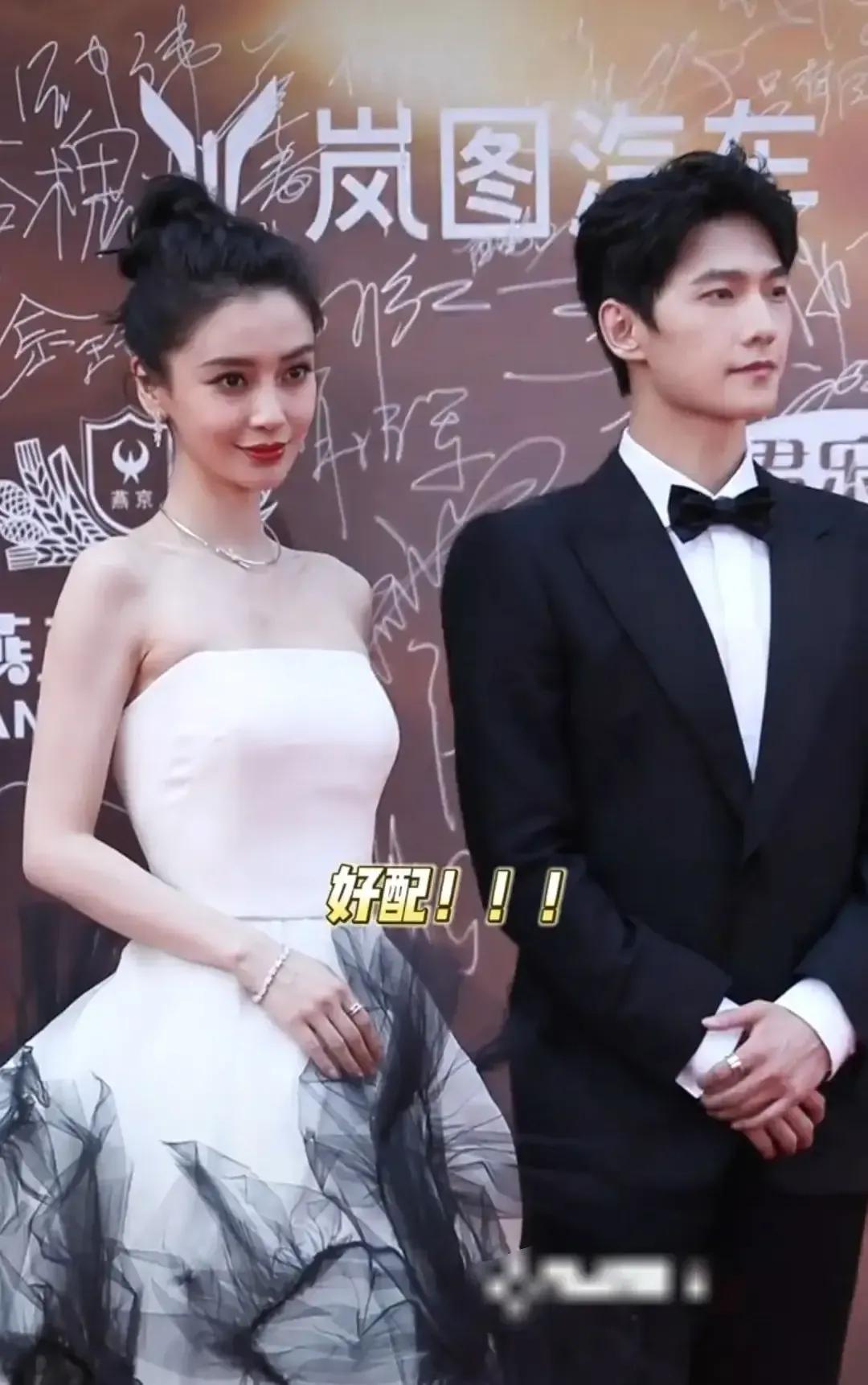 Yang Ying and Yang Yang are in the same frame at the Huabiao Awards red ...