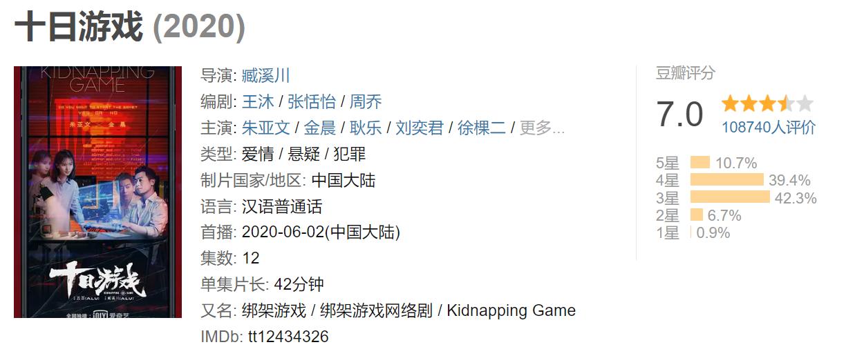 [Kidnapping Game] Film and television again, welcome to enter the game ...