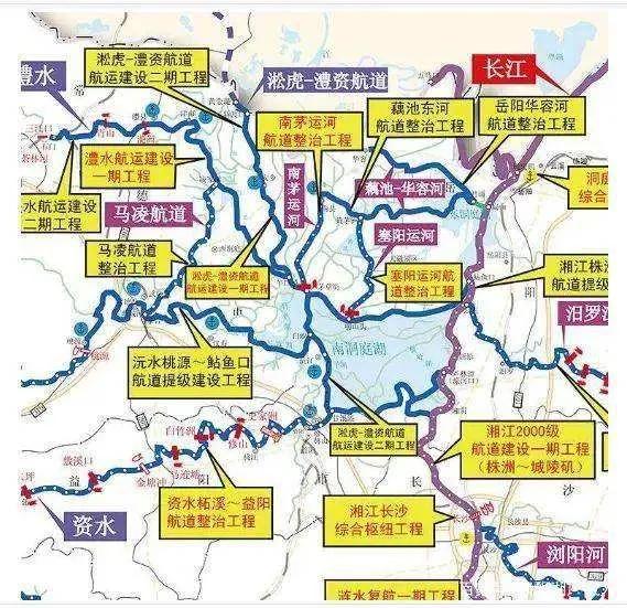 Jianghan Canal, Libu Port (Railway Bridge), Haoji Railway and Changde ...