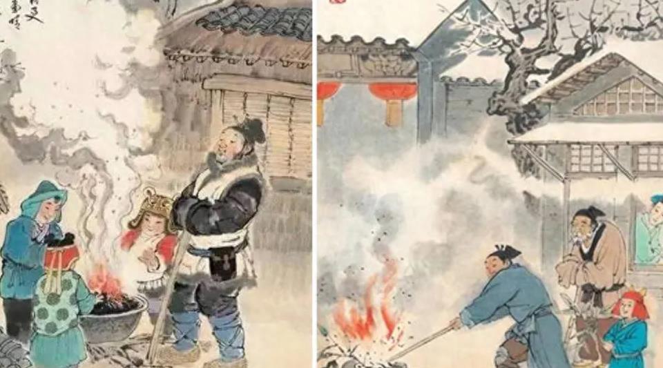 A series of talks about ancient people celebrating the Spring Festival ...