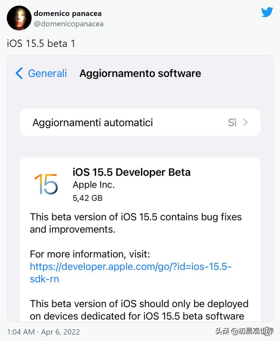 iOS15.5 beta released - iNEWS