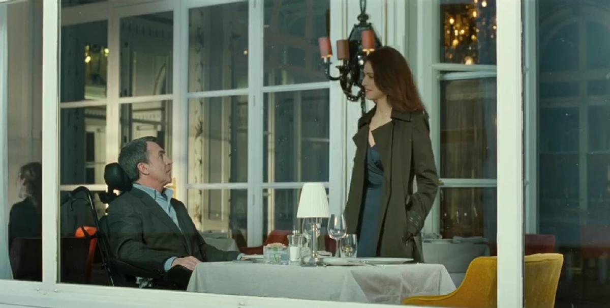 The presentation of the scenes of the French movie "The Untouchable ...