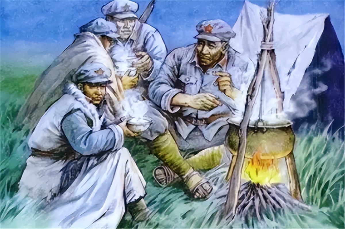 How did the Red Army cross the swamp during the Long March? A female ...