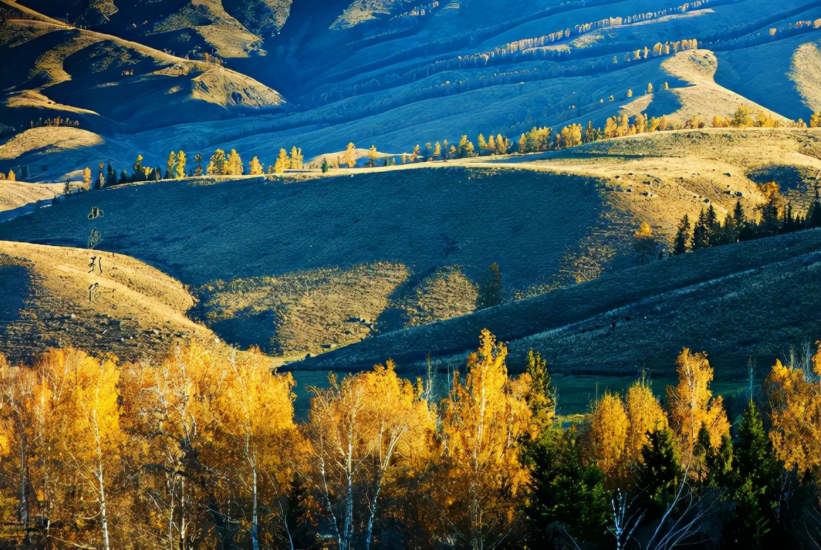 A quiet and peaceful mountain village, known as the White Haba, the ...