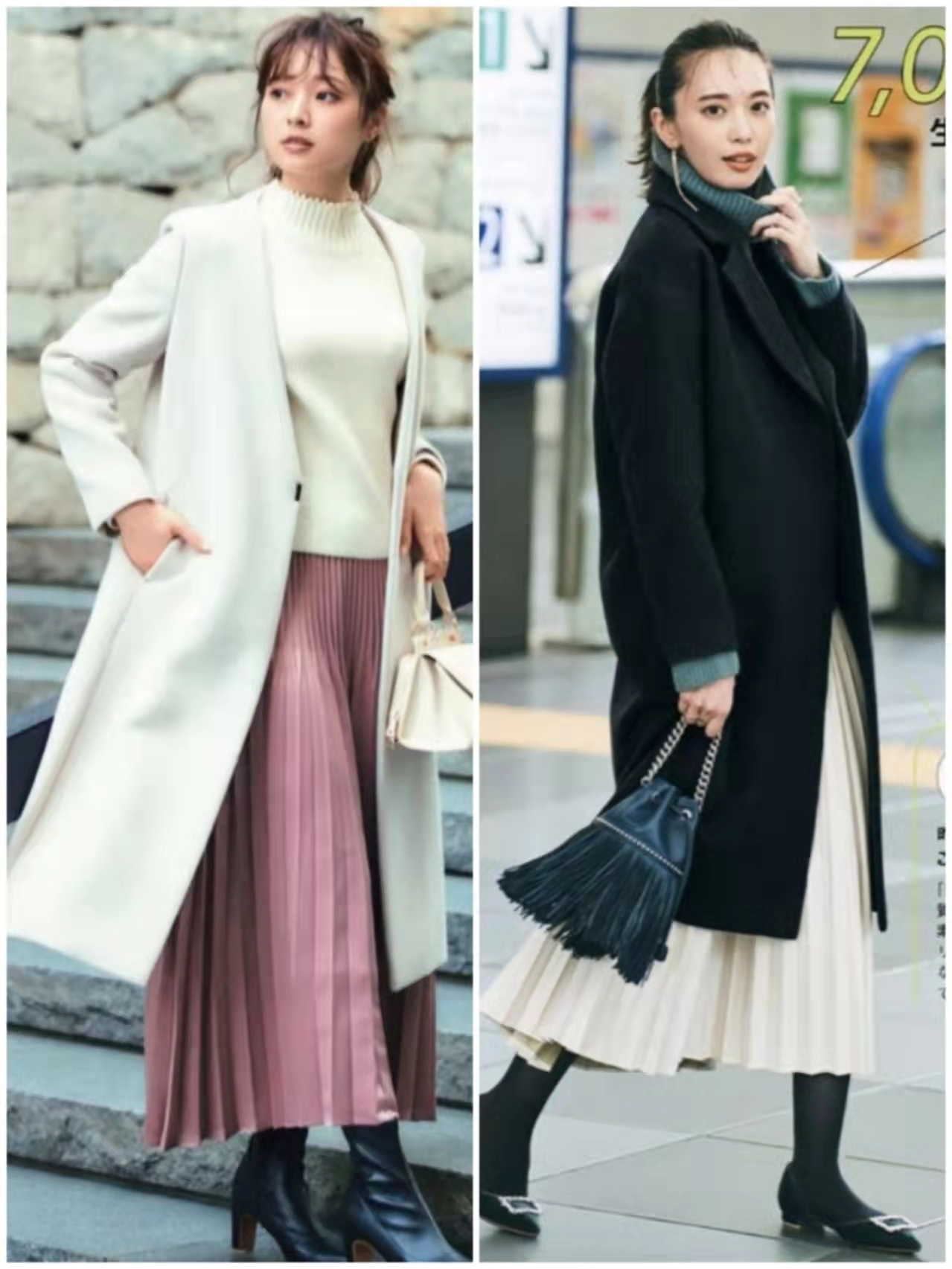 Wear less coats and trousers in winter. With these 4 skirts, you will ...