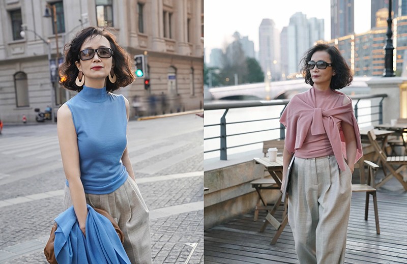 After watching the 59-year-old Shi Ke's dress, I realized: Wearing a ...