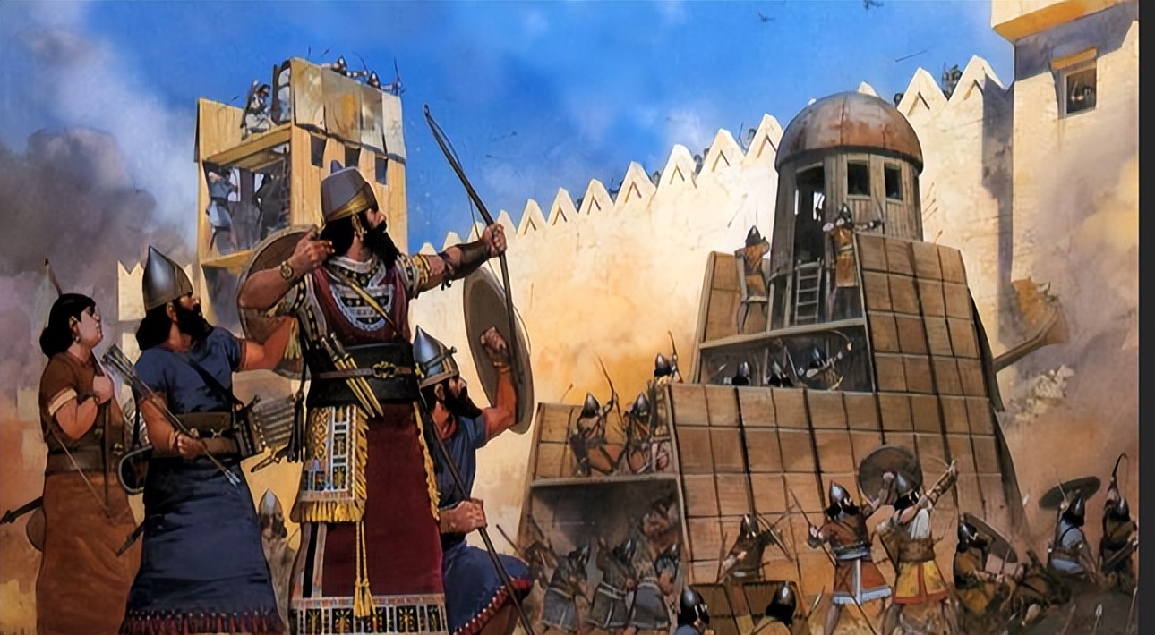 What was the military strength of the ancient Assyrian Empire? How did ...
