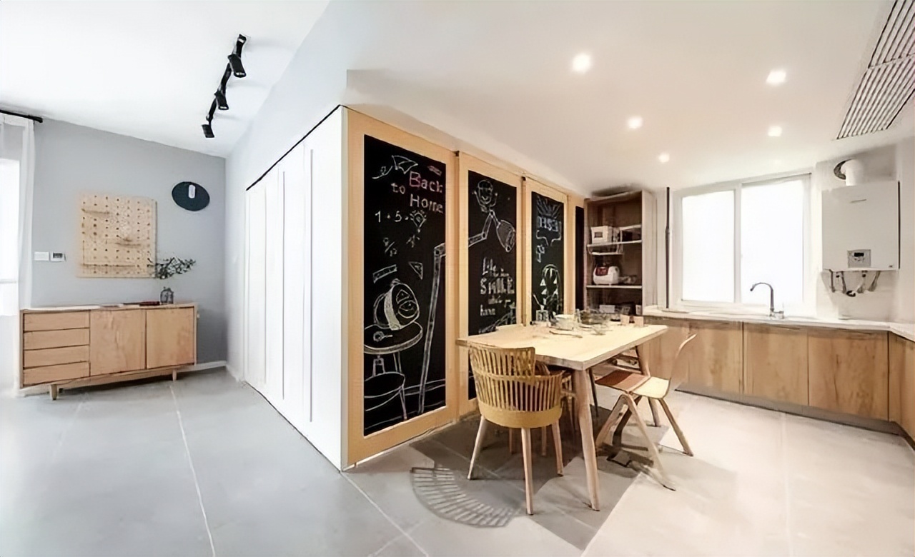 Transform an old room of 72 square meters, a deformed and interesting ...