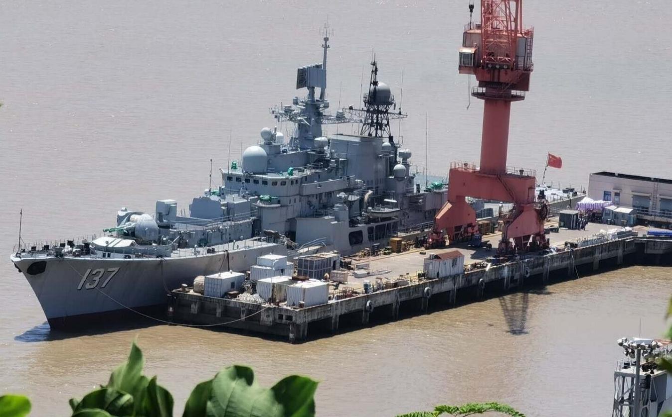 The mid-term modernization of the Fuzhou ship has ended, and the ...