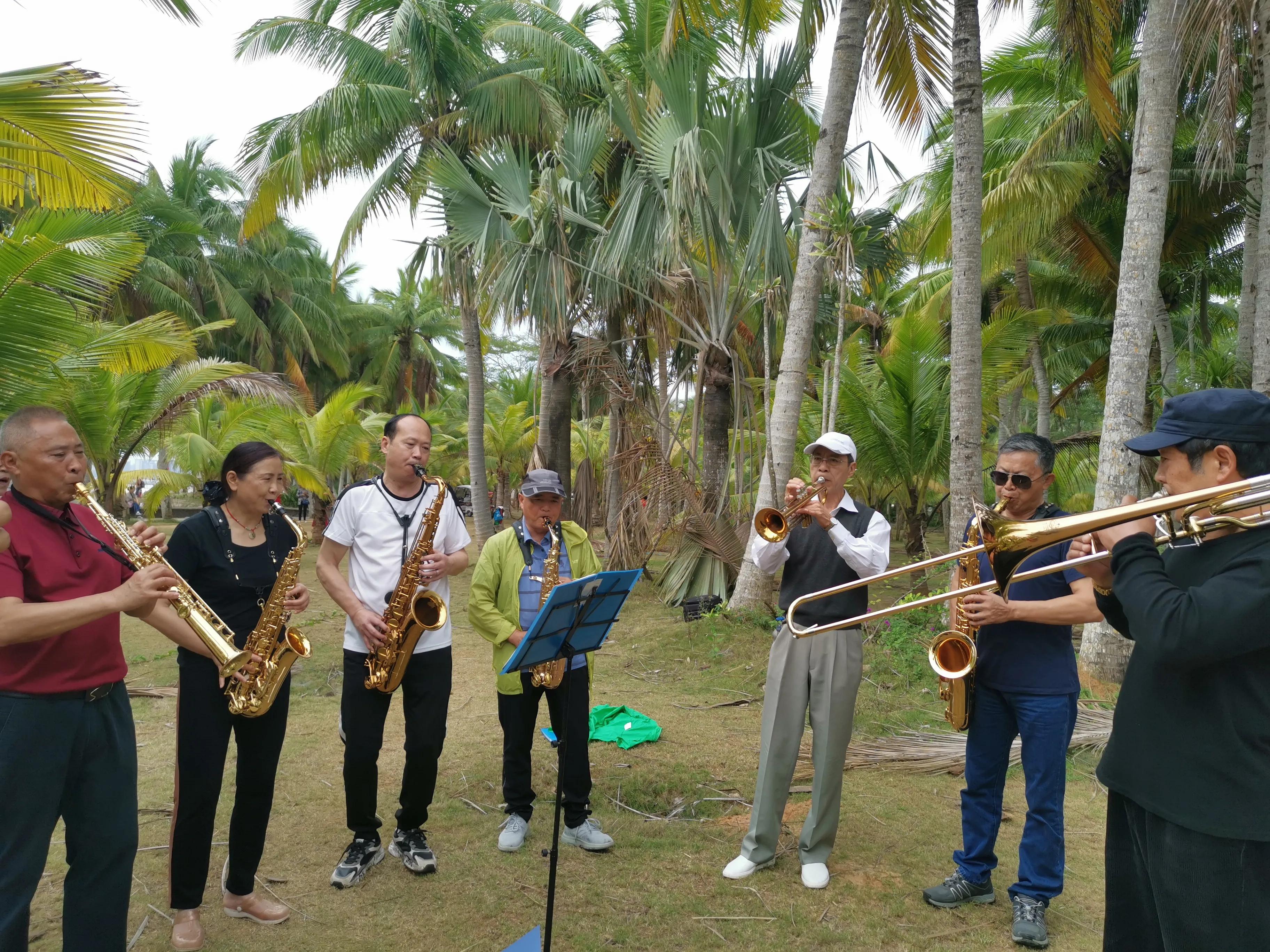The coconut wind is gentle, the waves are roaring, and the scenery of ...