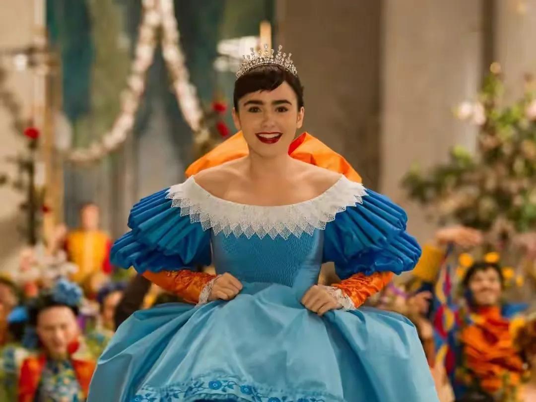 Like Hepburn, Lily Collins, who played Snow White and became famous in ...