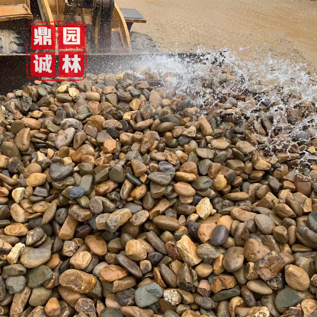 Variegated cobblestone various specifications greenway paving stone art ...