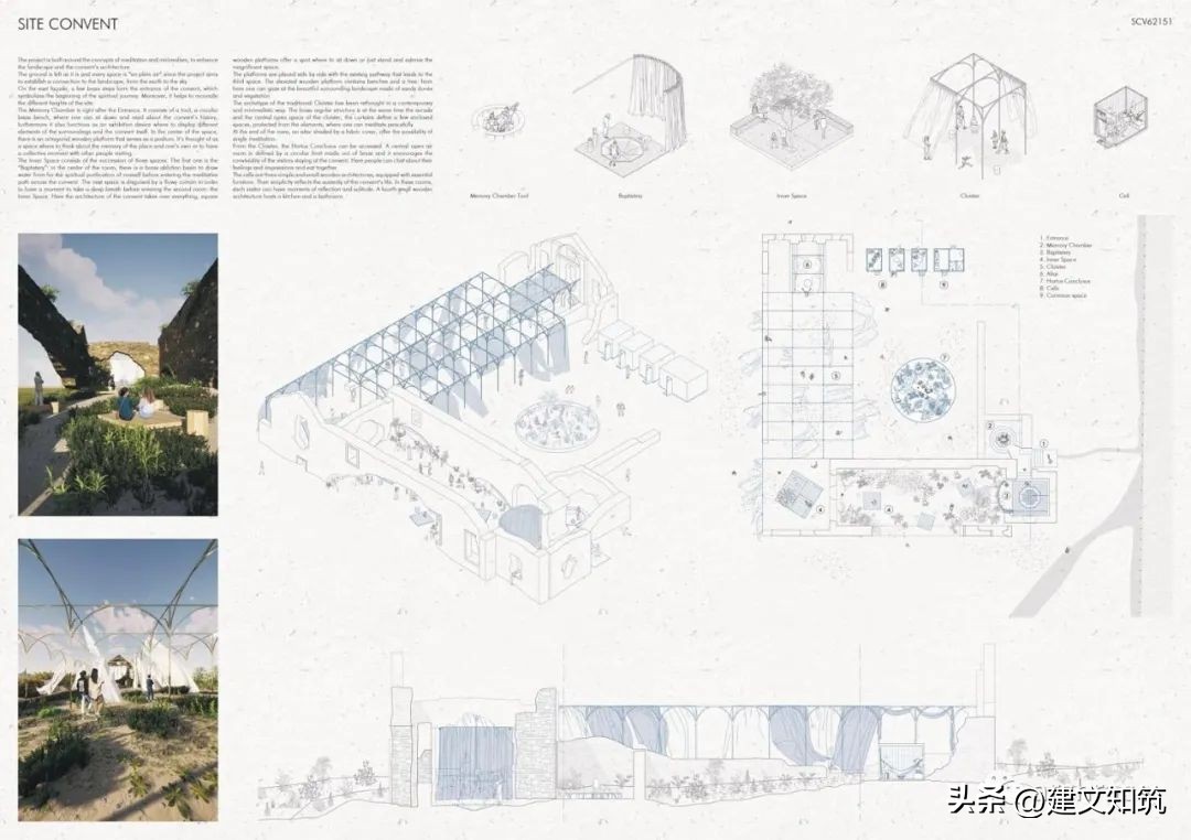 "Competition" "SITE CONVENT" Monastery Concept Design Competition ...