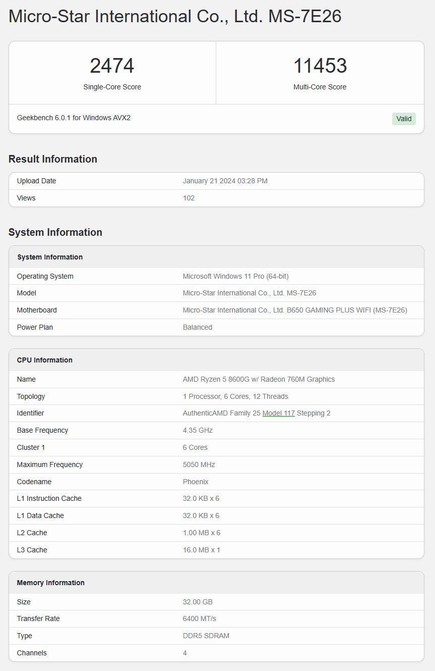 AMD Ryzen 8700G/8600G APU test: single-core performance improved by 30% ...