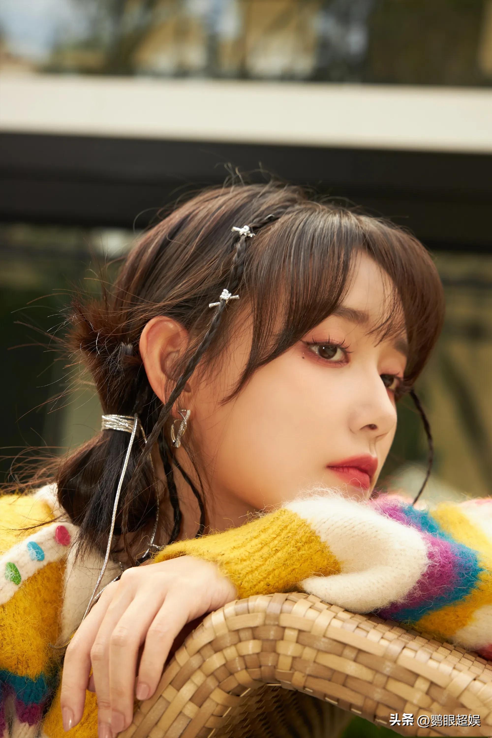 Jiang Yiyi's latest photo of a millennial girl, this is the sweet girl ...