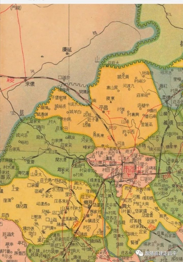 When were the 49 villages in the southwest of Changping assigned to ...