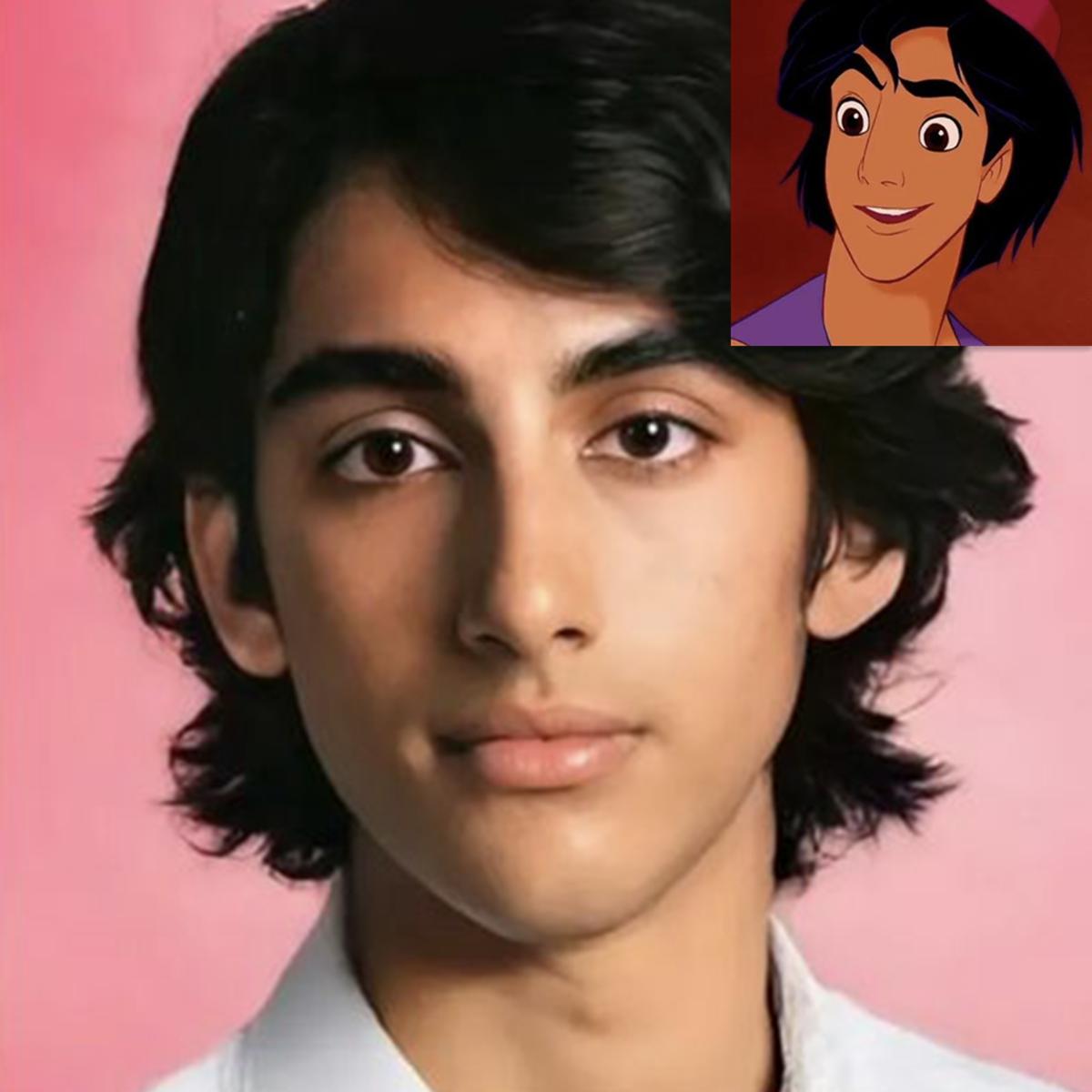 When the prince becomes a live-action version, are the male ...