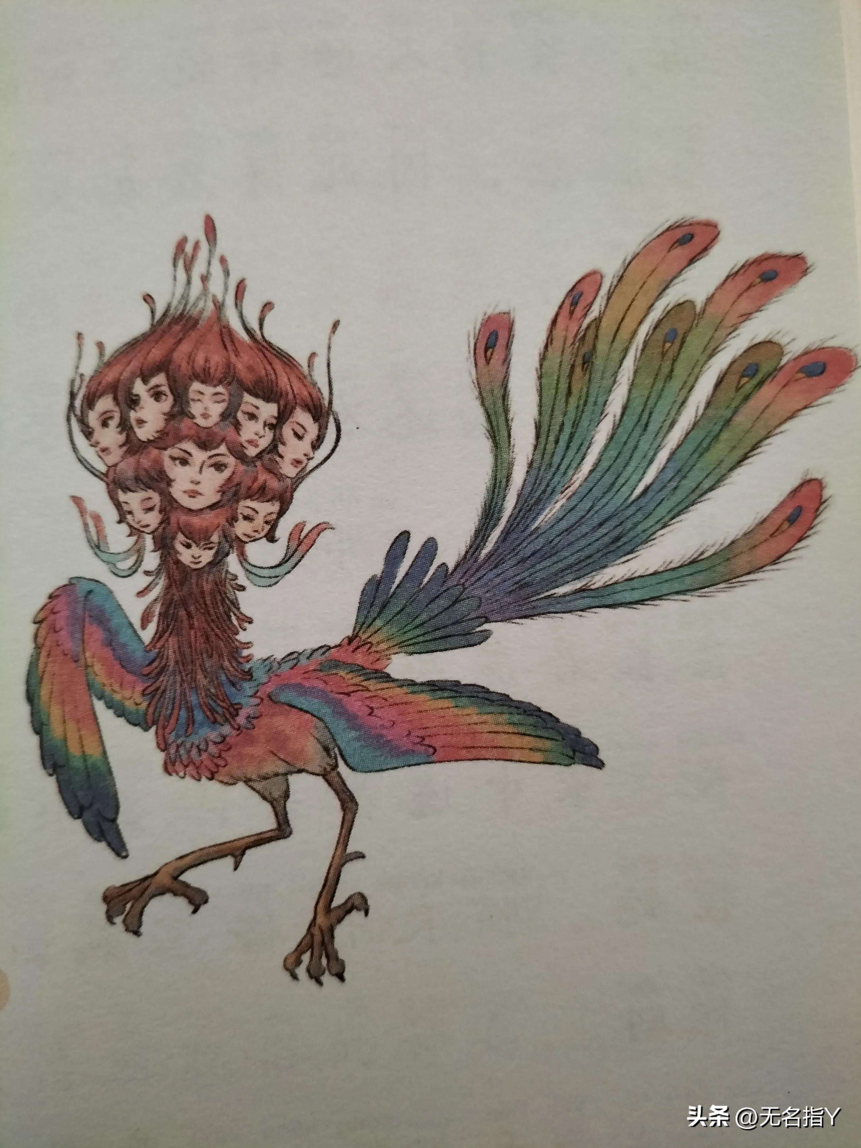 Monsters (Nine Phoenixes) in Shan Hai Jing, Gods of the Wilderness - iMedia