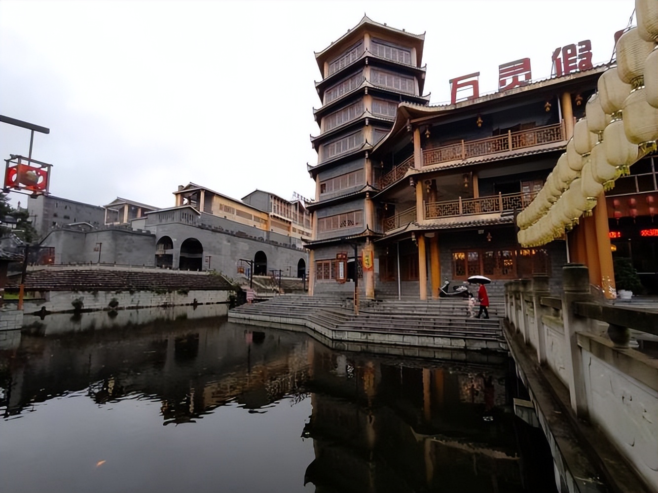 Wanling Ancient Town has left many historical sites, and behind each ...
