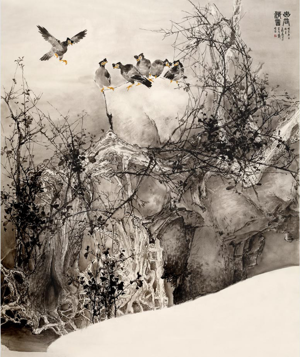 [Paintings] Appreciate the paintings of Mr. Liu Xinlei, and meet Danya ...