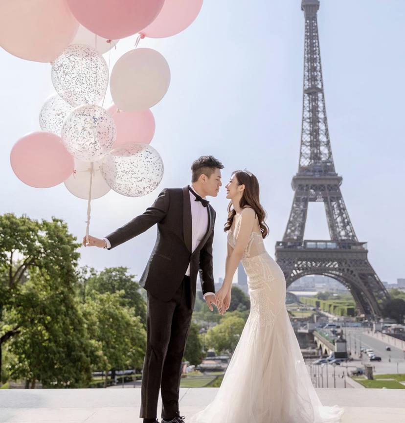 29-year-old He Yiting officially announced her marriage and posted ...