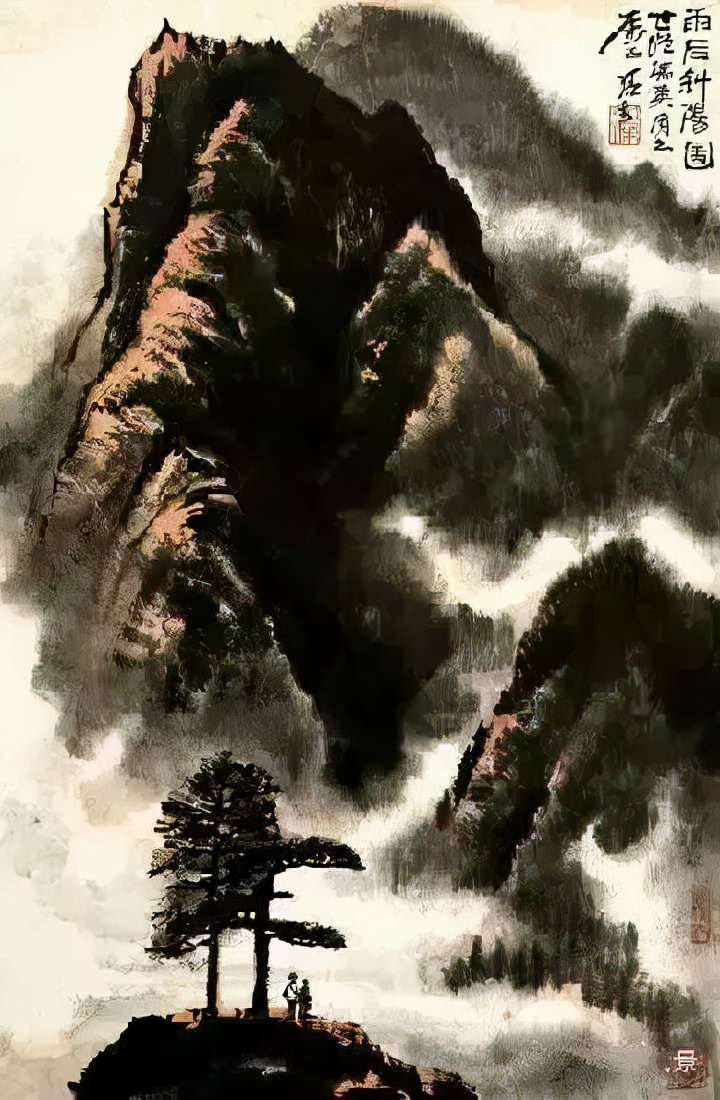 In the paintings of the master Li Keran, encounter the haziness of ...