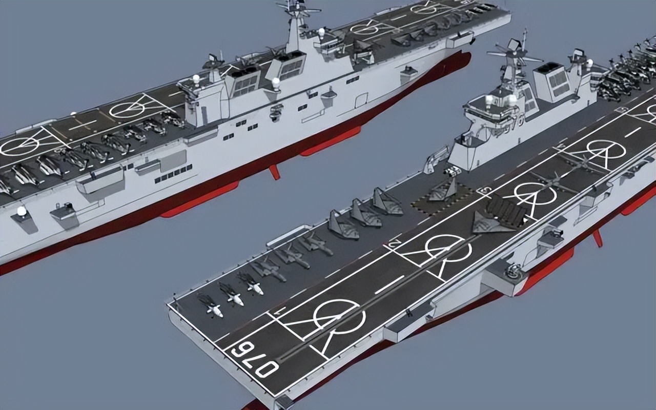 Mysterious debut! The world's first Type 076 ship: breaking through the ...
