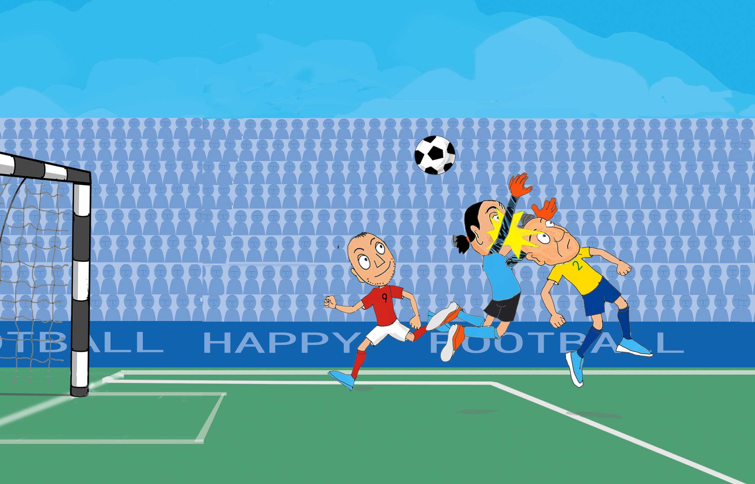 Comic sketch "Goalkeeper Fool" 52: Eager to save the ball - iNEWS