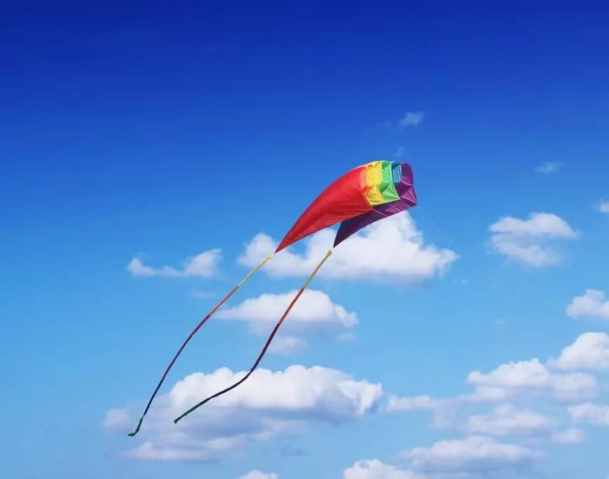 When the kite can't fly into the sky, it will throw itself into the ...