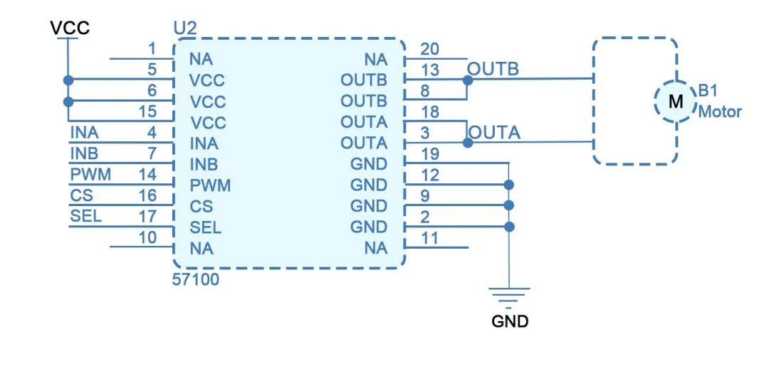 DIAO micro car gauge grade 15A H bridge motor driver DIA57100 - iNEWS