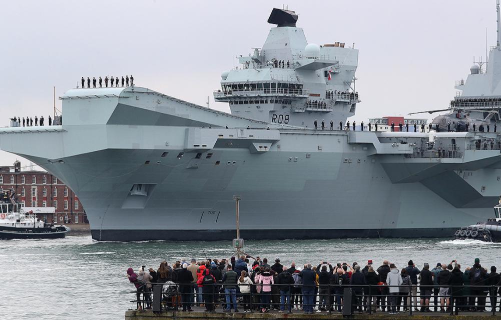 The new British aircraft carrier suffered a low-level failure, and it ...