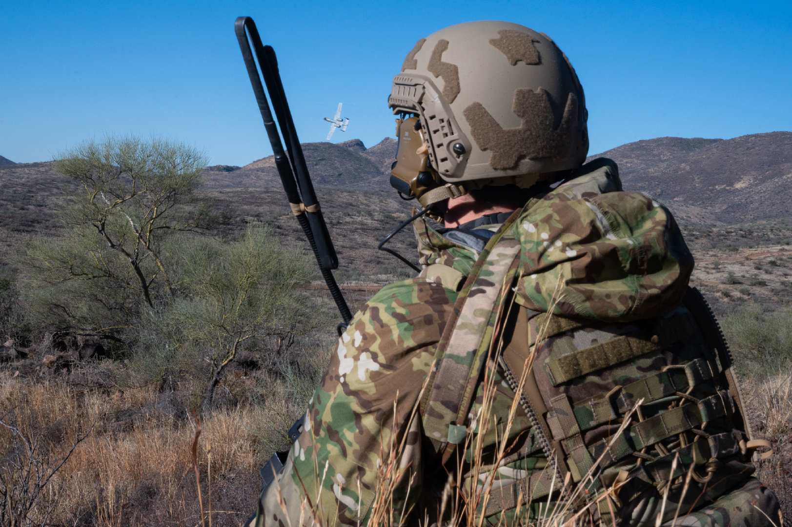 Special tactics tactical air control operator conducts close air ...