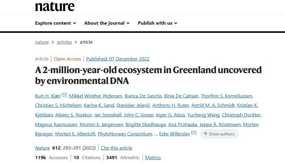 Spanning two million years of history! Record-breaking ancient DNA ...