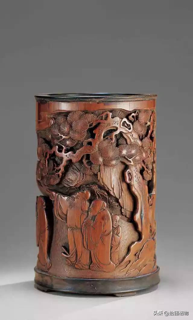 Appreciation of old bamboo carvings, look at the pulp of bamboo ...