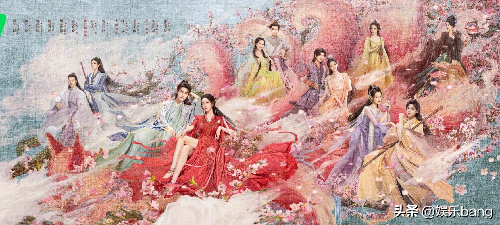 Yang Mi released materials for the two dramas on the same day, the ...