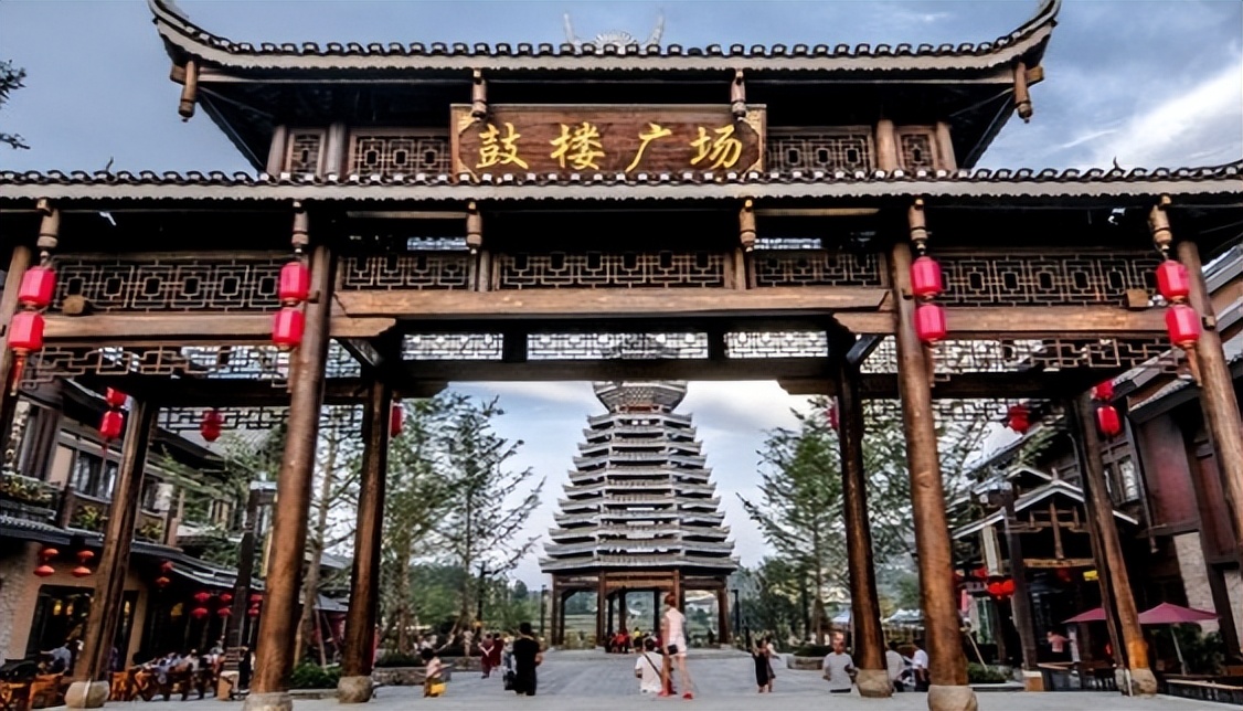 Come to Danzhai Wanda Town to experience the beautiful natural "scenery ...