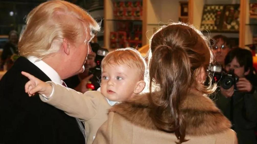 Billionaire baby Barron: 15 years old and 2 meters tall but fat and out ...