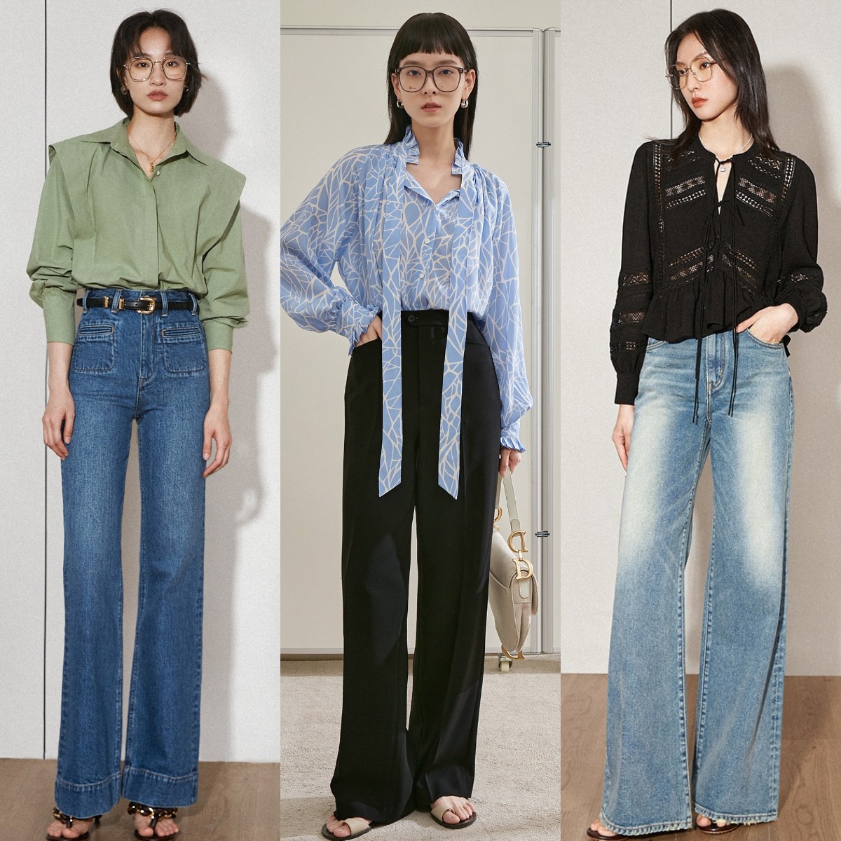 Don't always wear nine-point trousers for small people, "floor-mopping ...