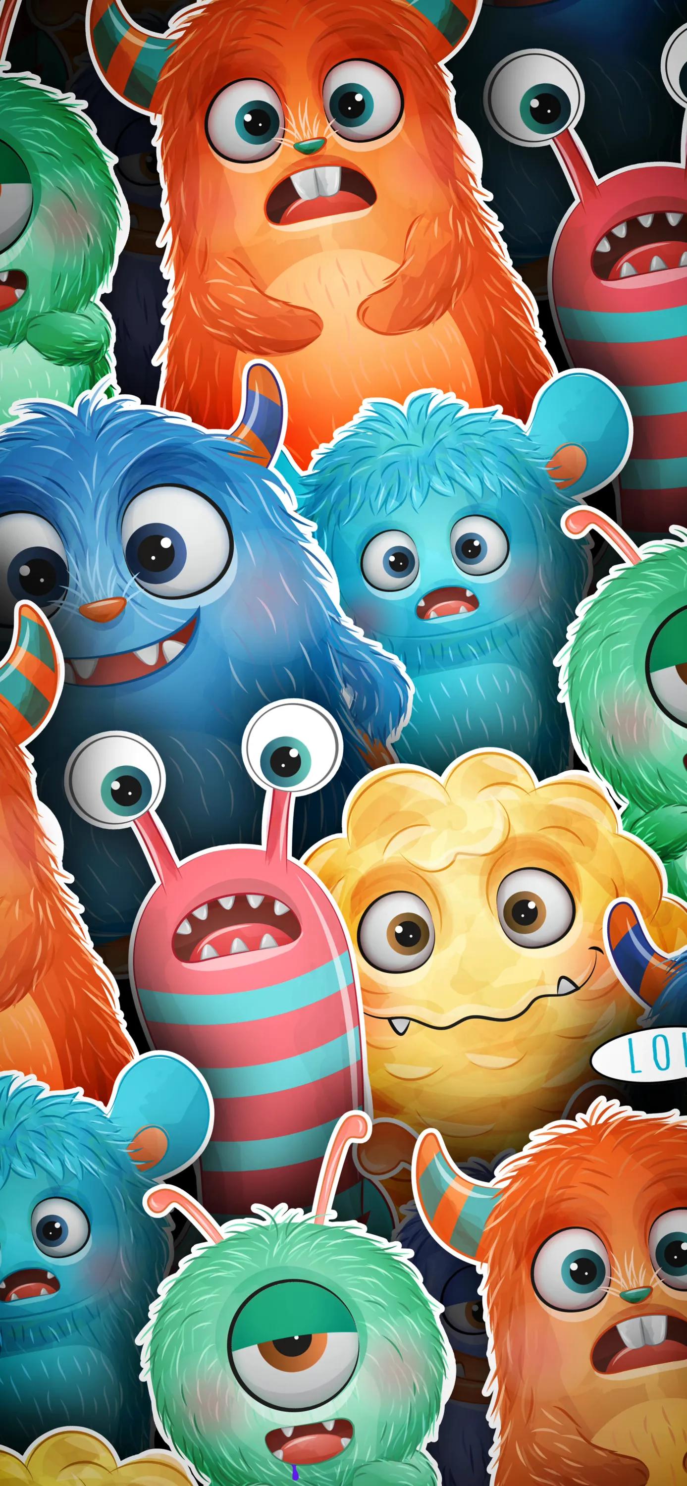 "Strange, cute, cute" mobile wallpaper - iMedia