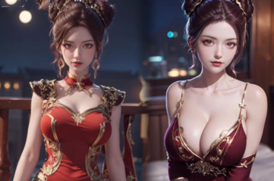 Peerless Tangmen: The adult images of the five goddesses strike, Jiang Nannan's figure is too ...