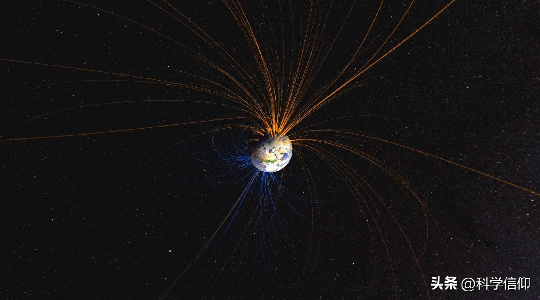 The magnetic north pole moves 64 kilometers north every year, is the ...