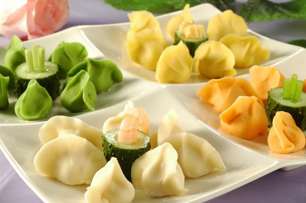 Look how beautiful the colorful dumplings are - iNEWS
