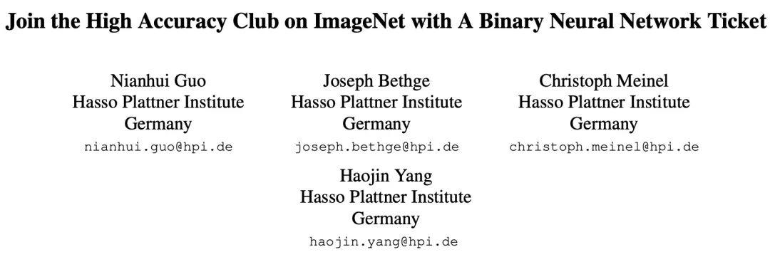 The first binary neural network BNext with an accuracy exceeding 80% ...