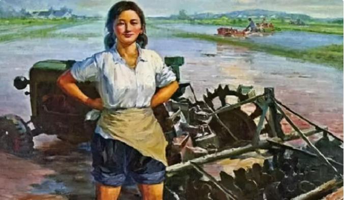 Chen Ailian, a girl who drove a tractor in those days: now with a net ...