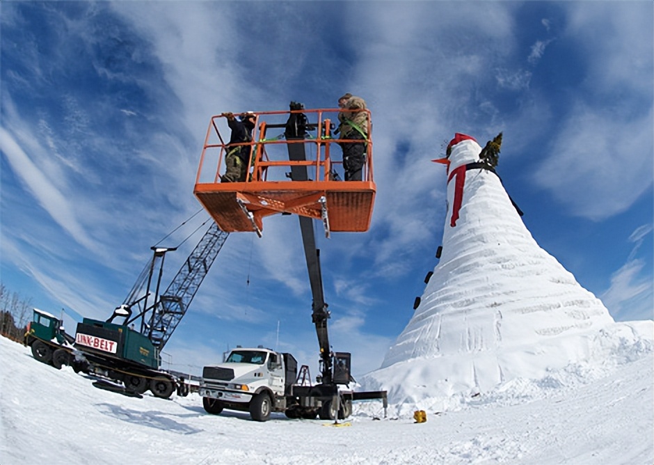 do you know? The world's largest snowman was built in Maine, USA ...