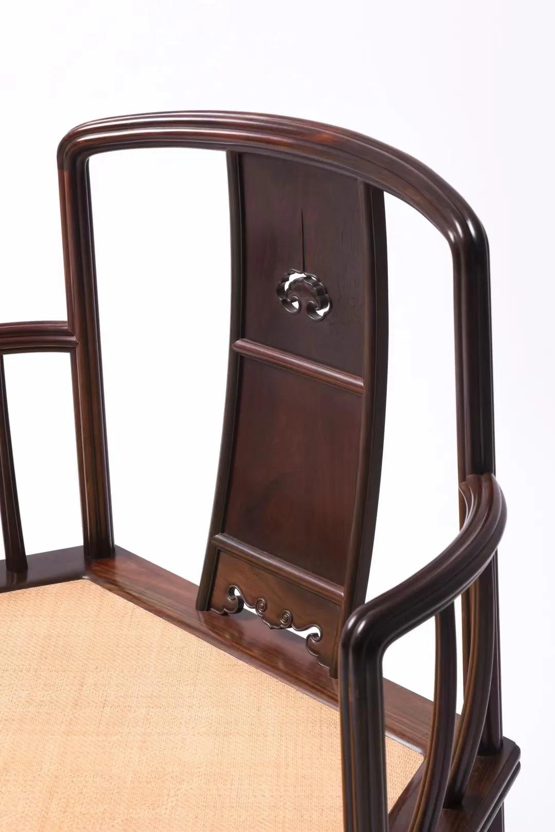 Big red rosewood unsupplemented hexagonal chair master chair - iNEWS