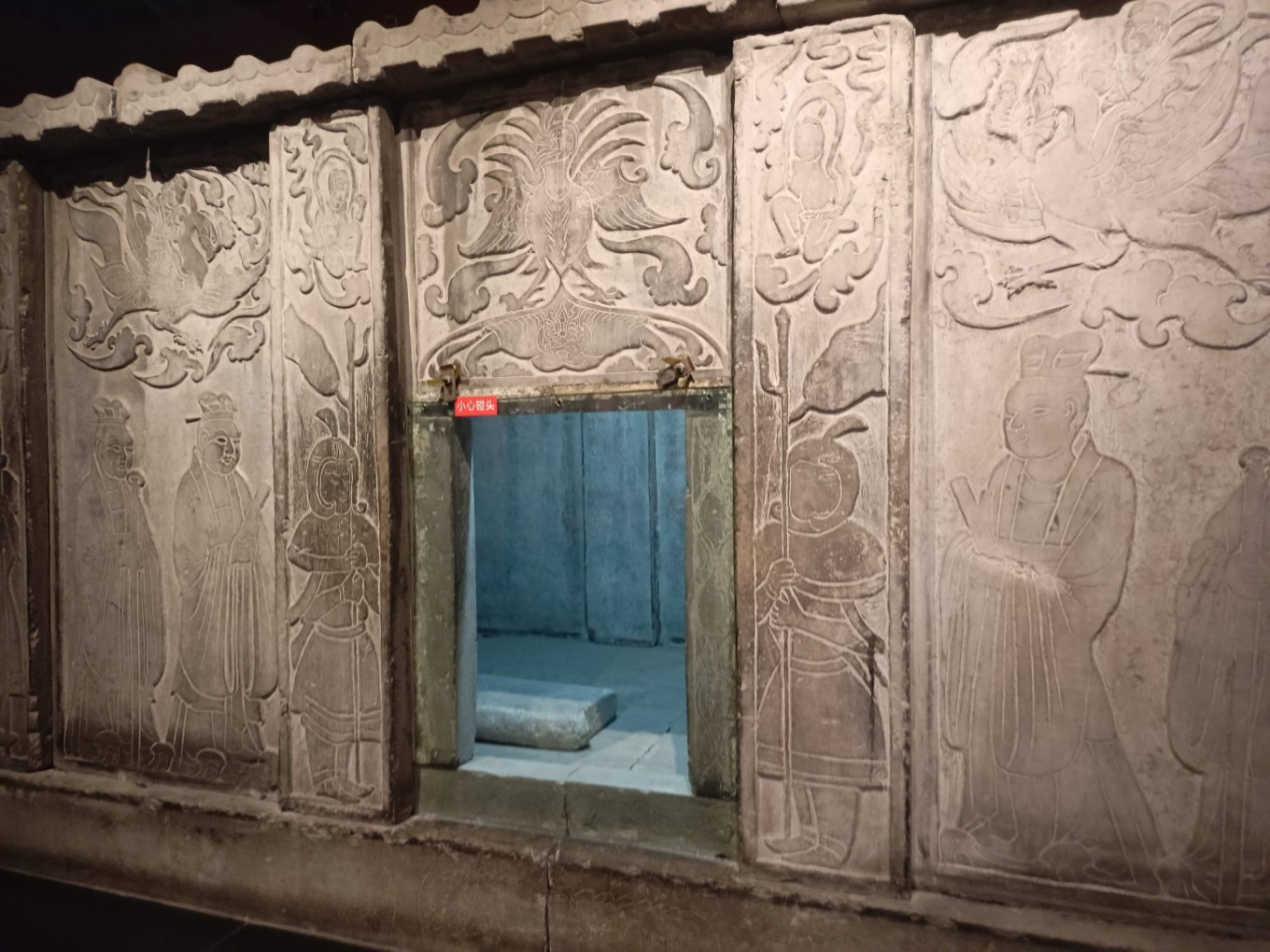 Sculpture art other than calligraphy art in the forest of steles ...